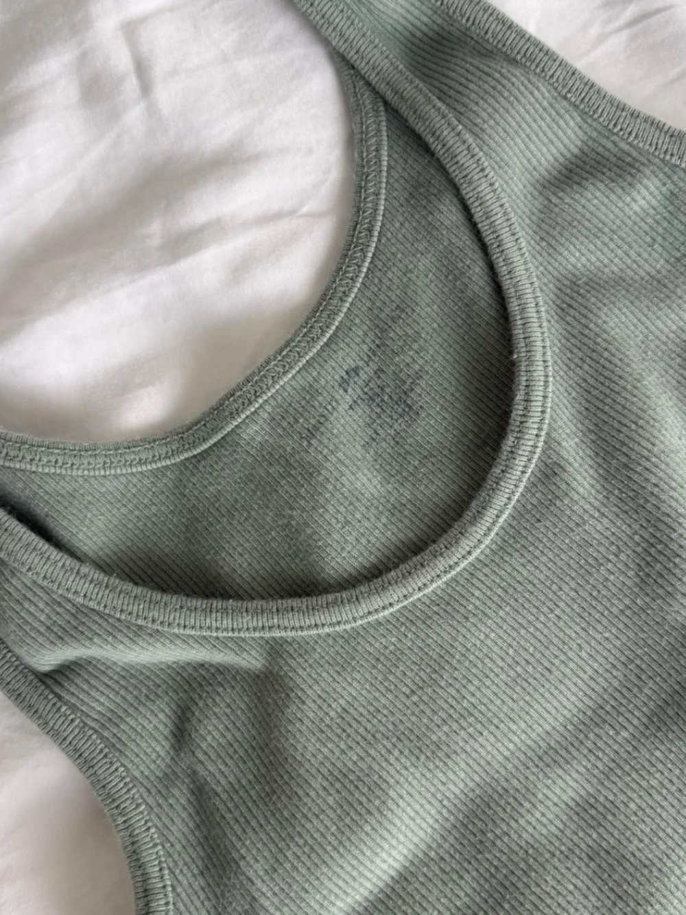 Tops | Brandy Melville Sheena Greenolive Top | Poshmark